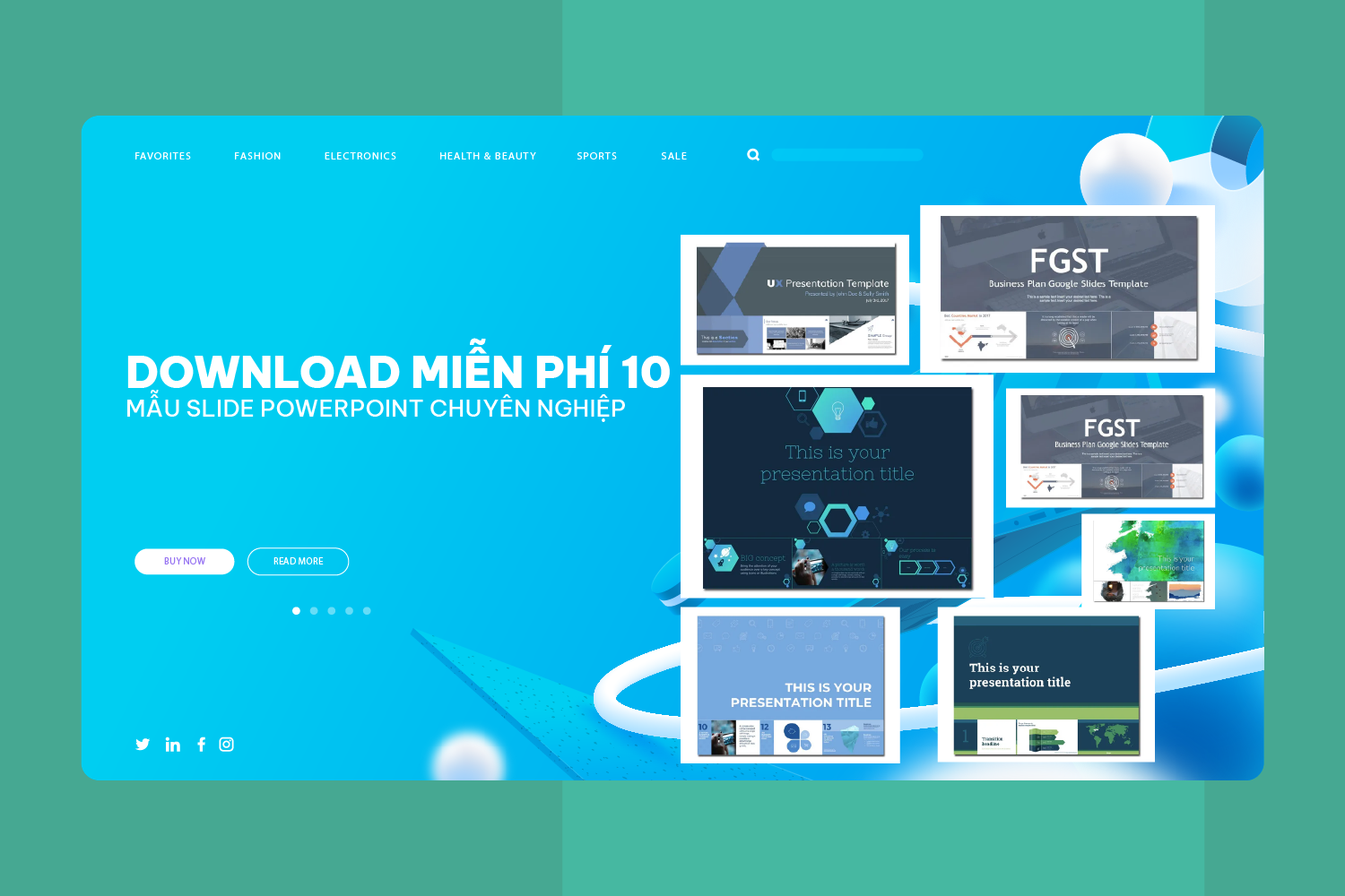 Download miễn phí 10 mẫu Slide PowerPoint chuyên nghiệp